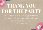 125+ Heartfelt Thanks Messages for a Memorable Get-Together Party